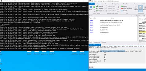 deadlock with rtllookupfunctionentry based stack unwinding on 64 bit windows 10 · issue 12