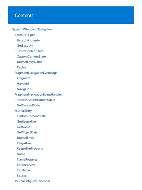 Wpf Navigation Pdf Class Computer Programming Method Computer Programming