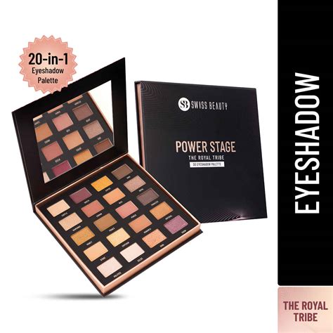 Swiss Beauty Power Stage Eyeshadow Palette 02 Royal Tribe 25 Gm