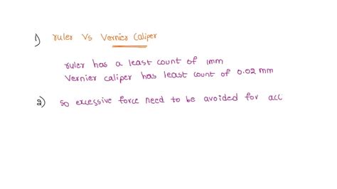 SOLVED Slip Results And Discussion Least Count Of Vernier Caliper 0