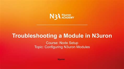 Troubleshooting A Module In N3uron V121 Youtube