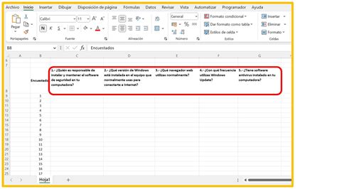 Tabulación de datos de una encuesta en Excel Tabular Tesis proyectos de investigación