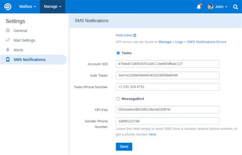 sms notifications module freescout