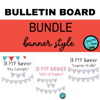 IB PYP Bulletin Board Bundle Learner Profile Key Concepts Units Of Inquiry