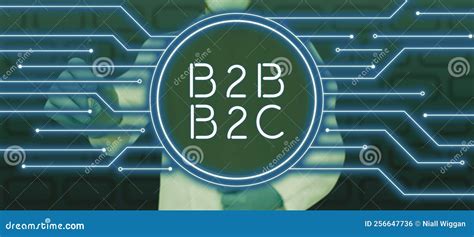 Conceptual Display B2b B2c Business Showcase Two Types For Sending Emails To Other Showing