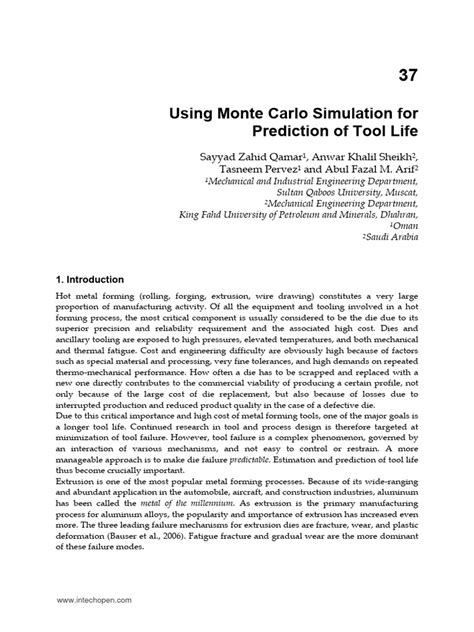 Usingmontecarlosimulationforpredict Pdf Fracture Fatigue
