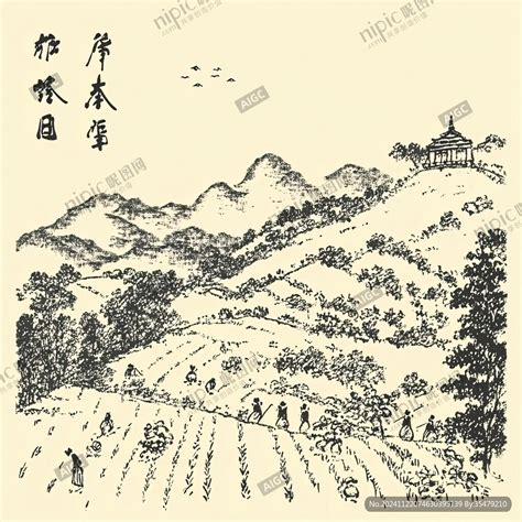Ai创作图茶山手绘 线描手绘茶山 茶园线稿 手绘线稿茶山 采茶场景线描图 手绘茶园 茶园手绘 茶山线稿 茶园线描 采茶线描 手绘农耕图 线条茶园手绘 手绘打谷场 手绘茶园插画 复古线条茶园