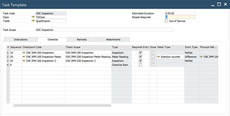 maintenance order template computec learn