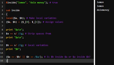 The Values Returned By Logic Statements And Their Display Rperl