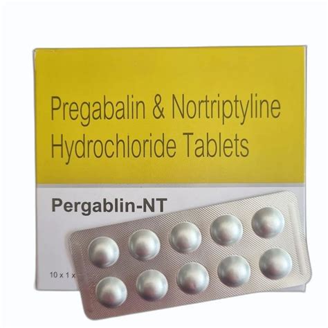 Pergablin Nt Pregabalin Nortriptyline Tablets At ₹ 180 Strip Nervite