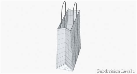 선물 종이 봉지 1 3d 모델 19 3ds Fbx Obj Max Free3d