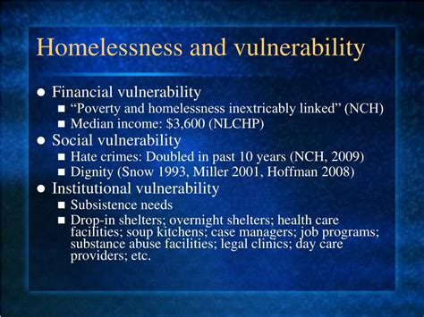 Ppt Vulnerability In Homelessness And End Of Life Research Powerpoint