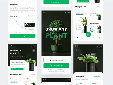 Botanic Plant Reminder App By Zaim Maulana For Elux Space On Dribbble