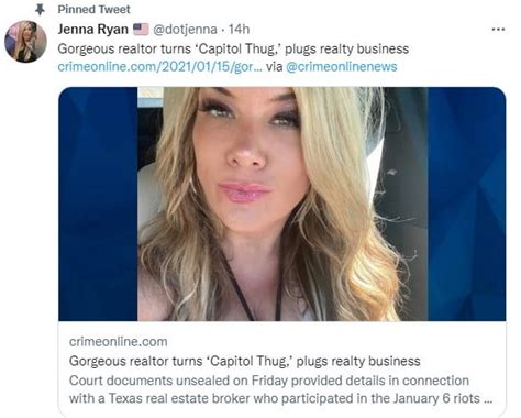 Racist Buffoon Jenna Ryan Tweets Year Old Article That Refers To Her As