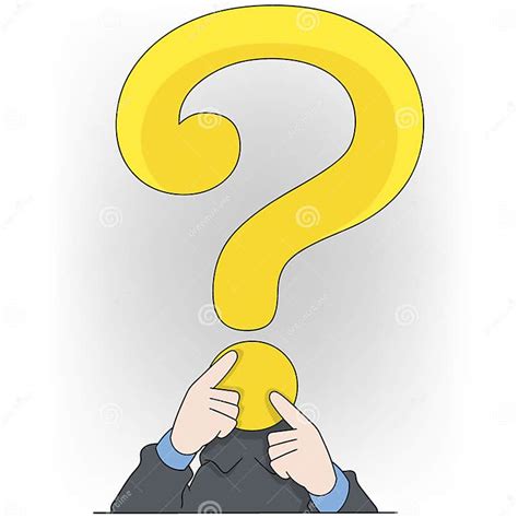 Various Colorful Characters With Question Marks Symbolizing Curiosity And Thought Process Stock