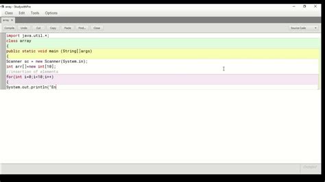 Java Program To Create An Array Of Integer Type To Store 10 Integer Values And Display The