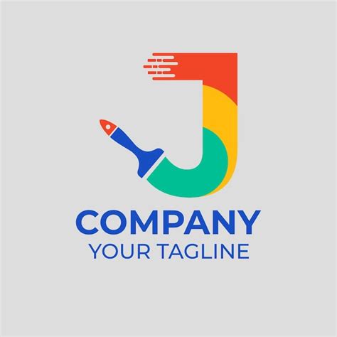 Premium Vector Brush Logo And Letter J