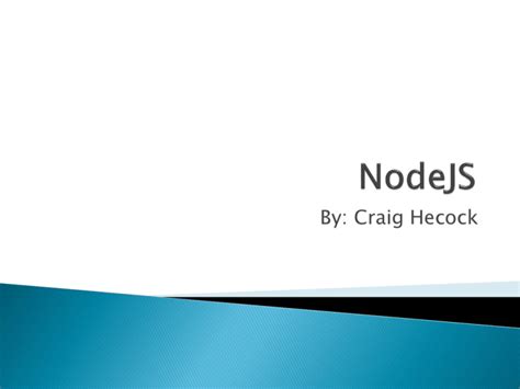 Introduction To Nodejs Runtime Environment