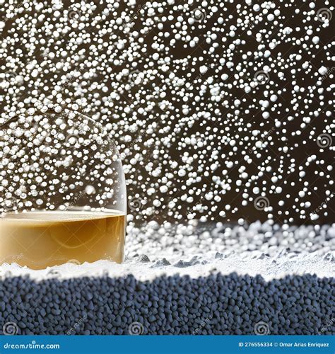 A Bubbly And Foaming Texture With Carbonated Drinks And Frothy Coffee5 Generative Ai Stock