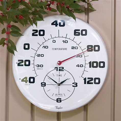 Outdoor Digital Clock With Thermometer At Floyd Holley Blog