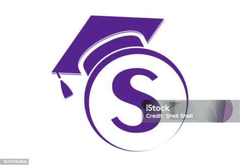 편지 S 교육 및 졸업 로고 디자인 벡터 템플릿입니다 개념에 대한 스톡 벡터 아트 및 기타 이미지 개념 공공 도서관 공부