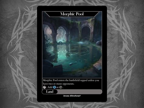 Morphic Pool Full Art Custom Card Etsy