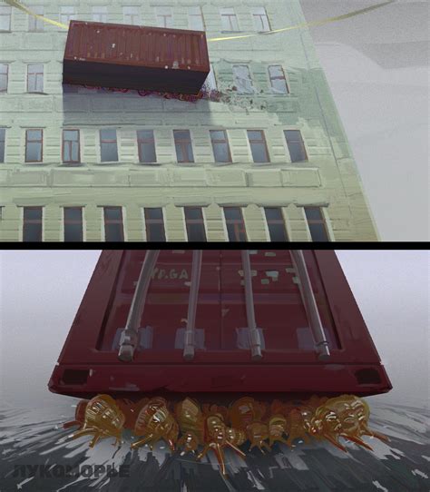 Иллюстрация Избушка на куриных ножках в стиле 2d