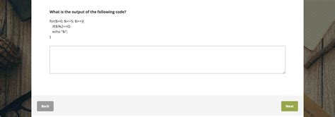 Solved What Is The Output Of The Following Code A 1