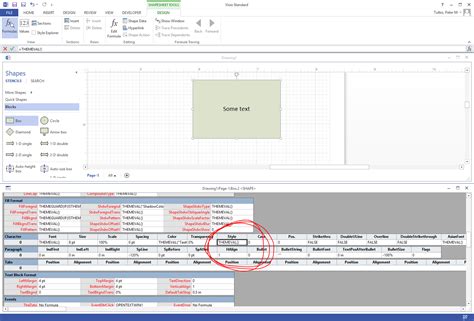 Visio How Change The Style Of A Shape Text In Vba Stack Overflow