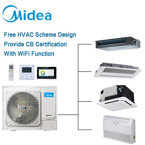 Midea 220v Home Use Mini Vrf Air Conditioner System Dc Inverter