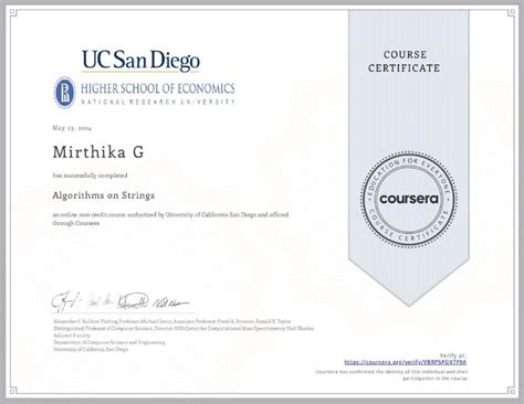 Mirthika G On Linkedin Coursera Stringalgorithms Algorithms