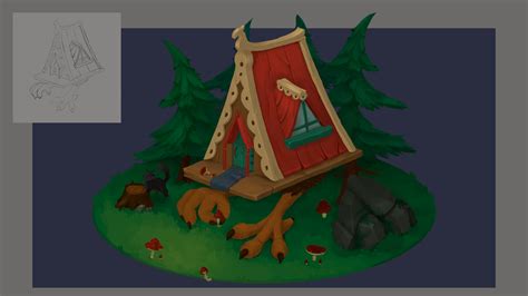 ArtStation - Будни Бабы Яги