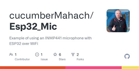 Github Cucumbermahachesp32mic Example Of Using An Inmp441 Microphone With Esp32 Over Wifi
