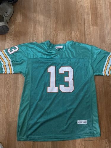 Vintage 1994 Dan Marino Miami Dolphins Mitchell And Ness Jersey Size 52