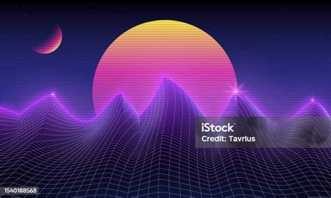 복고풍 배경 미래 지향적인 풍경 1980년대 스타일 디지털 레트로 사이버 표면 80년대 파티 배경 레트로 80년대 패션 공상과학 배경 여름 풍경 레트로 사이버펑크 스타일의