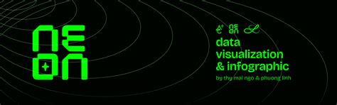 Neon Data Visualization And Infographic Behance
