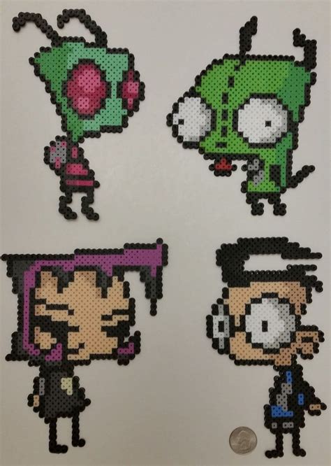 Invader Zim Gir Perler Bead Pattern Pattern Making Tips