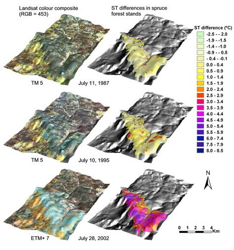 Figue 1 Progress Of Bark Beetle Outbreak In The Central Part Of The Download Scientific