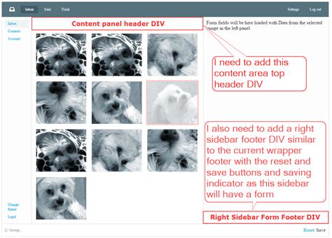 Add A Footer Div And Header Div To My Current Css Flexbox Layout