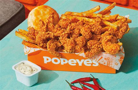 Popeyes Spicy Wicked Shrimp New Fried Shrimp With A Touch Of Sriracha