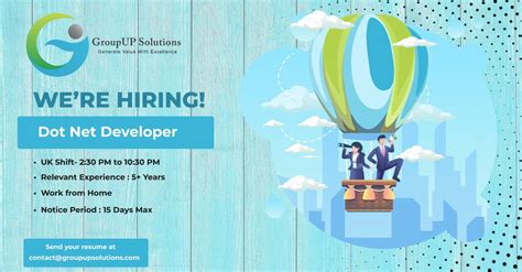 Groupup Solutions On Linkedin Hiring Jobopening Dotnetdeveloper