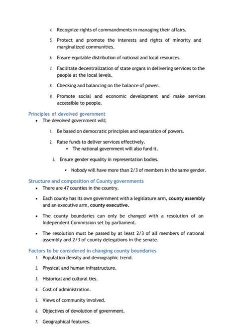 Devolved Government Notes Form 4 History And Government 16559