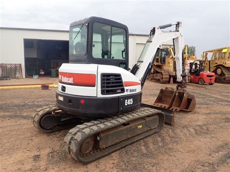 Bobcat E45 Excavator Equipment Focus
