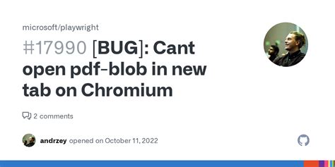 Bug Cant Open Pdf Blob In New Tab On Chromium · Issue 17990