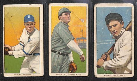 Lot Detail Lot Of 15 T206 And T205 Tobacco Baseball Cards W Magee