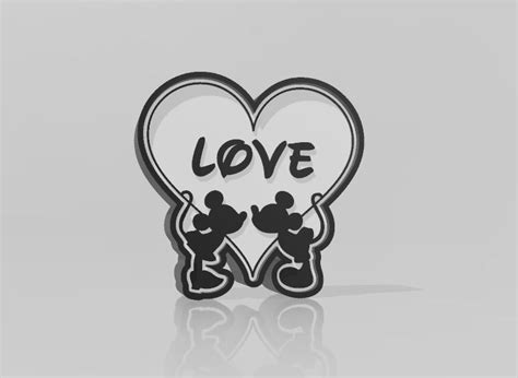 ️‍🔥 Disney Love Lamp・free 3d File For ・cults