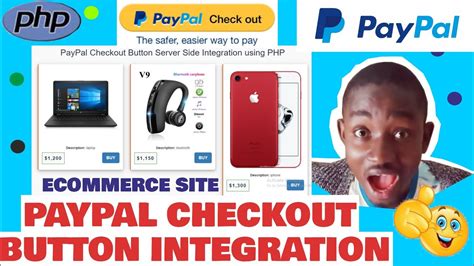 Paypal Checkout Button Server Side Integration In Php Youtube