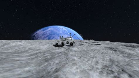 3d Rendering Of The Planetary Rover Stock Illustration Illustration