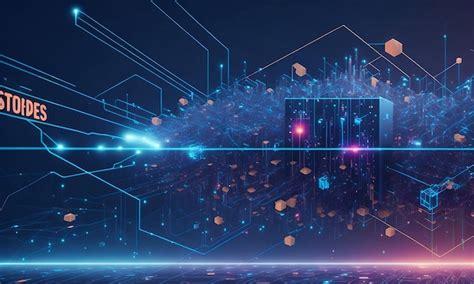 Premium Ai Image Technology Digital Data Abstract Background Data Analysis And Access To