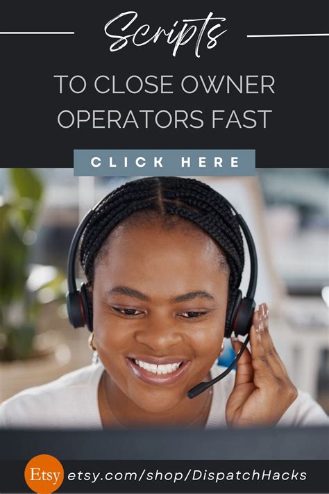 Freight Dispatcher Script Templates Perfect For Independent Etsy